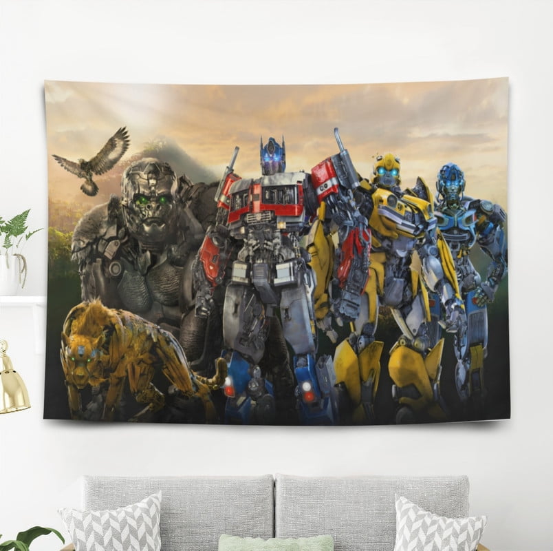 Transformer Tapestry Gift Wall Hanging Backdrop for Room Bedroom Girls ...