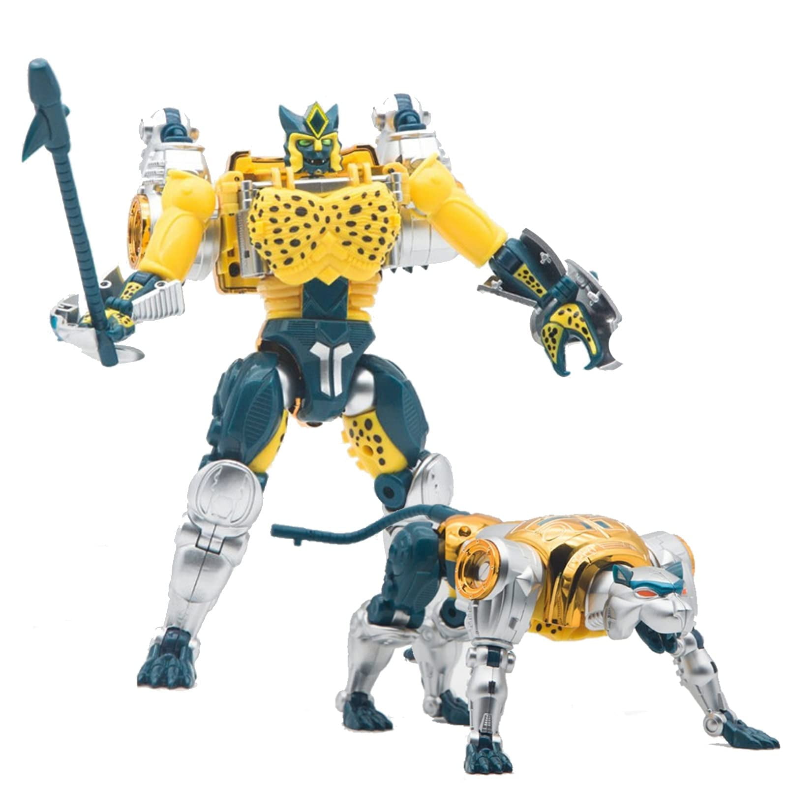 Transformer Toy Beast Wars Maximals Cheetor Metal Leopard Commander KO ...