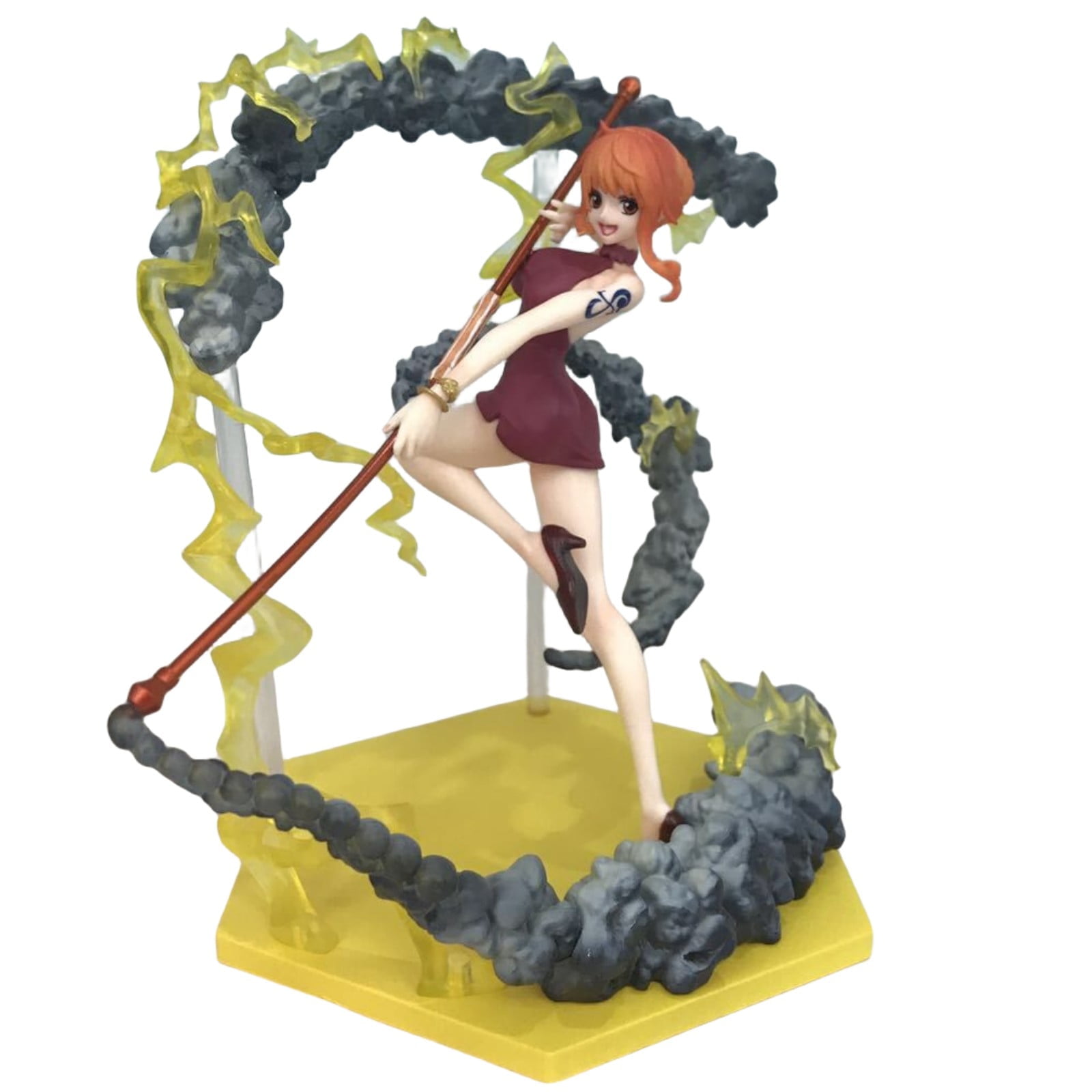 6.3-inch One Piece Nami Battle Doll | Multicolor PVC Figure with Battle ...