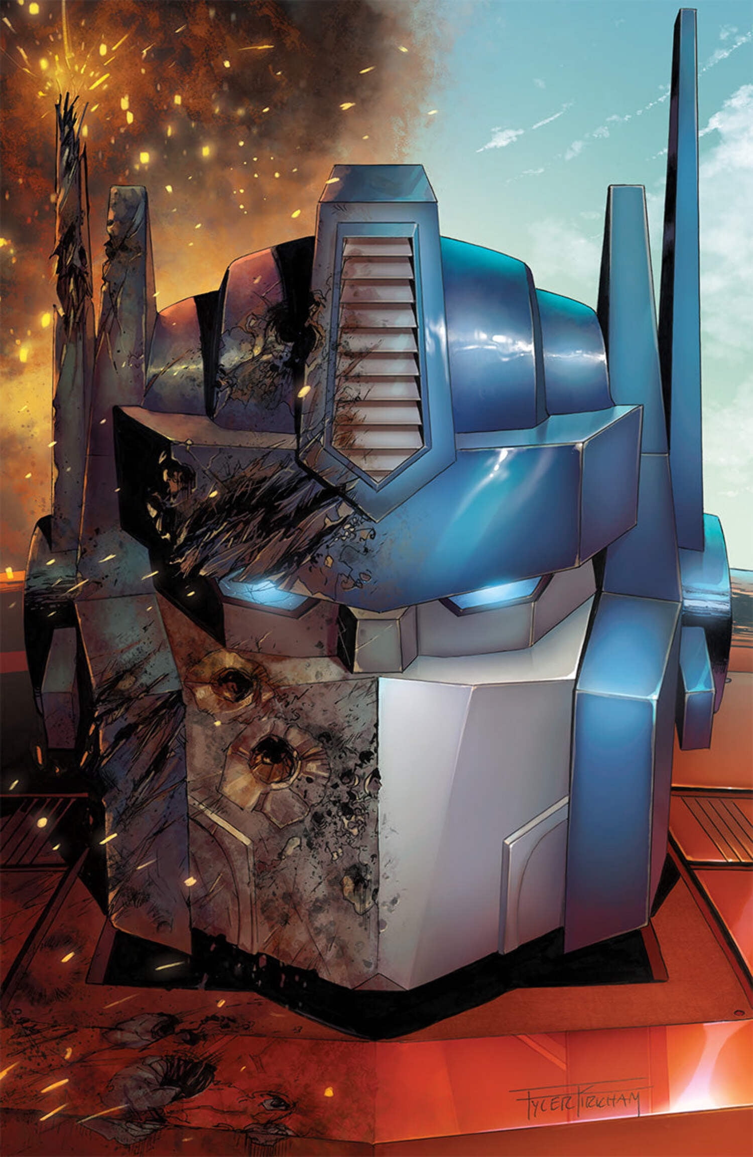 Transformers #1 10th PTG Unknown Comics Tyler Kirkham Exclusive Virgin ...
