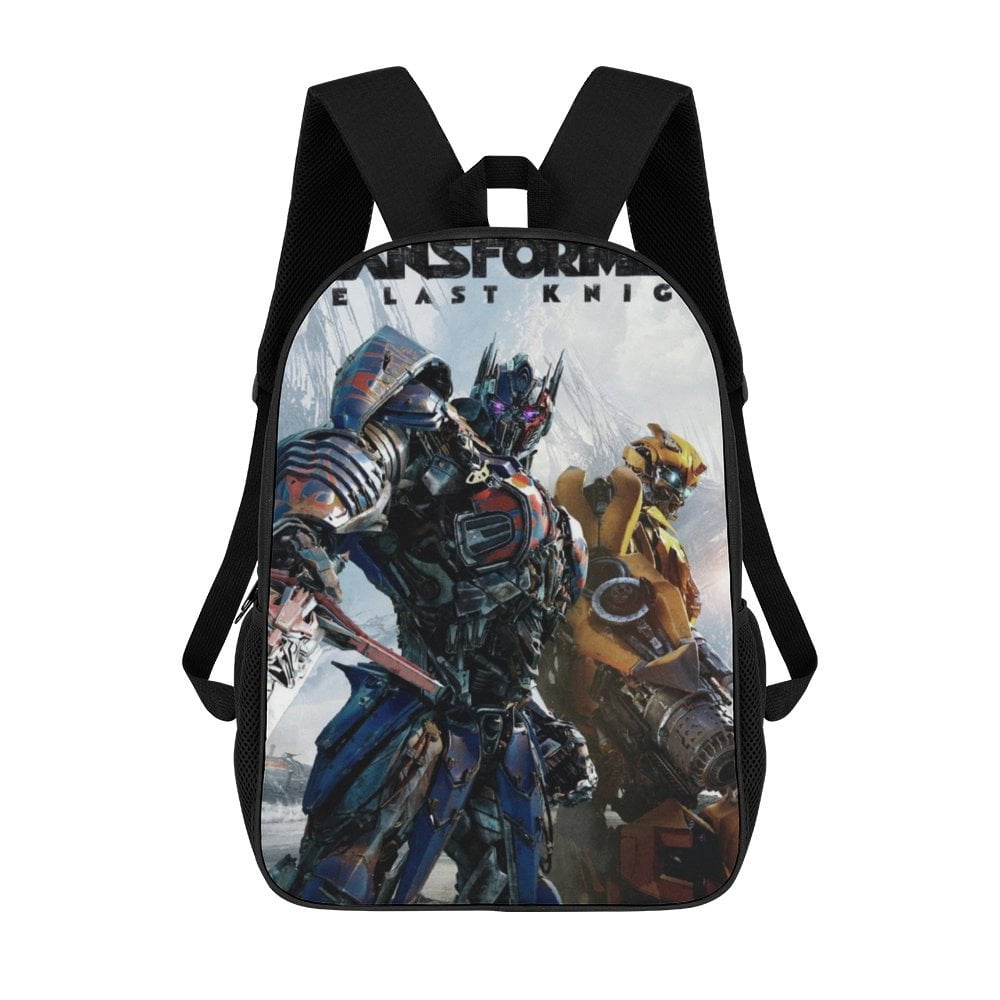 Transformers 100 (10) Backpack Cartoon 17 Inch Shoulder Backpack Bag ...