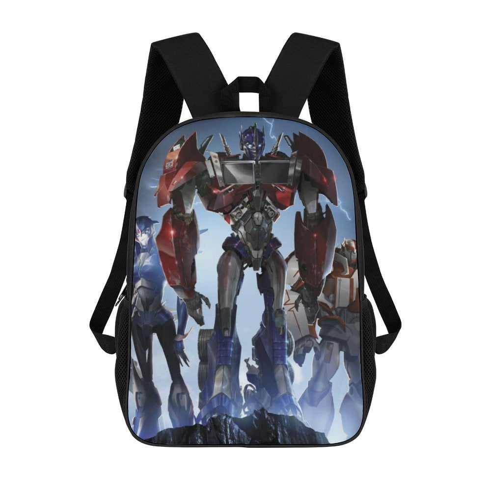 Transformers 100 (2) Backpack Cartoon 17 Inch Shoulder Backpack Bag ...