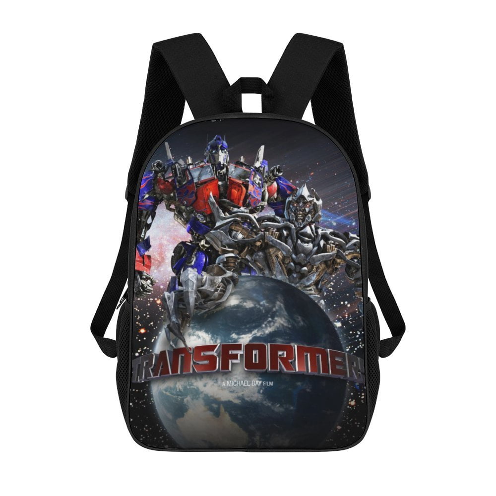 Transformers 100 (24) Backpack Cartoon 17 Inch Shoulder Backpack Bag ...
