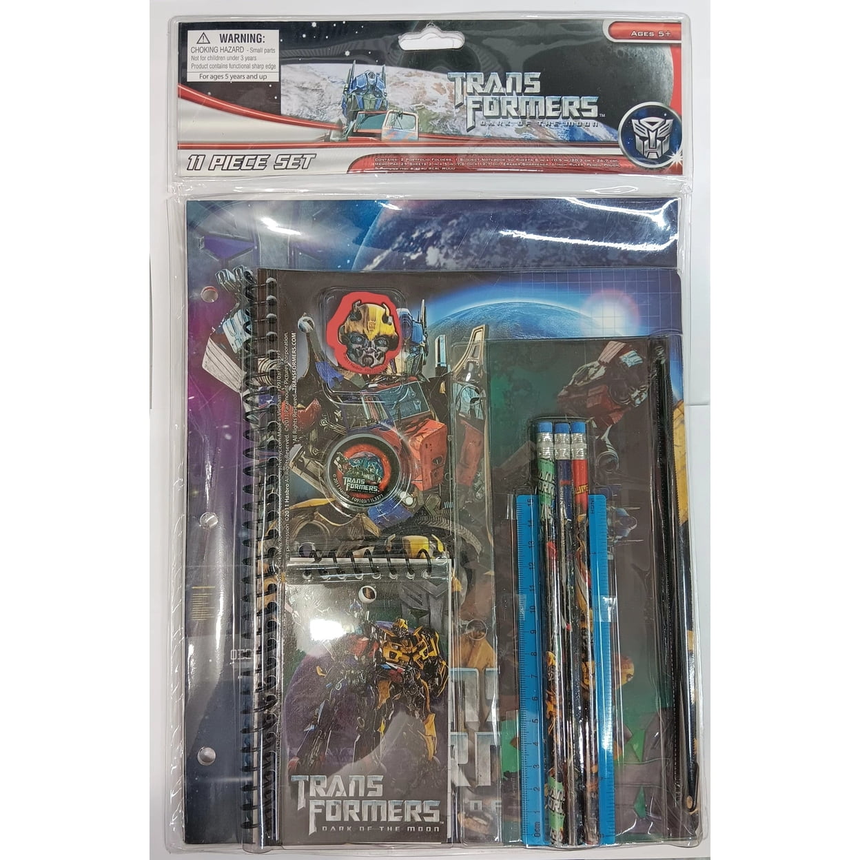 Transformers 11 Piece Stationery Set Kids School Supplies Office ...