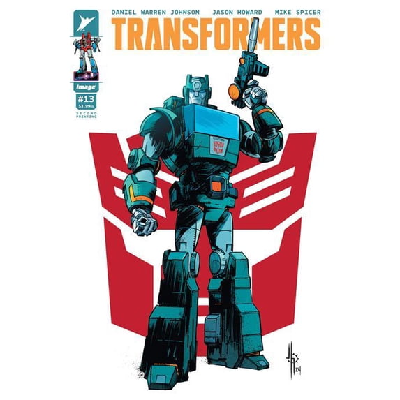 Transformers #13 Second Printing Cvr B Jason Howard Autobot Var Image ...