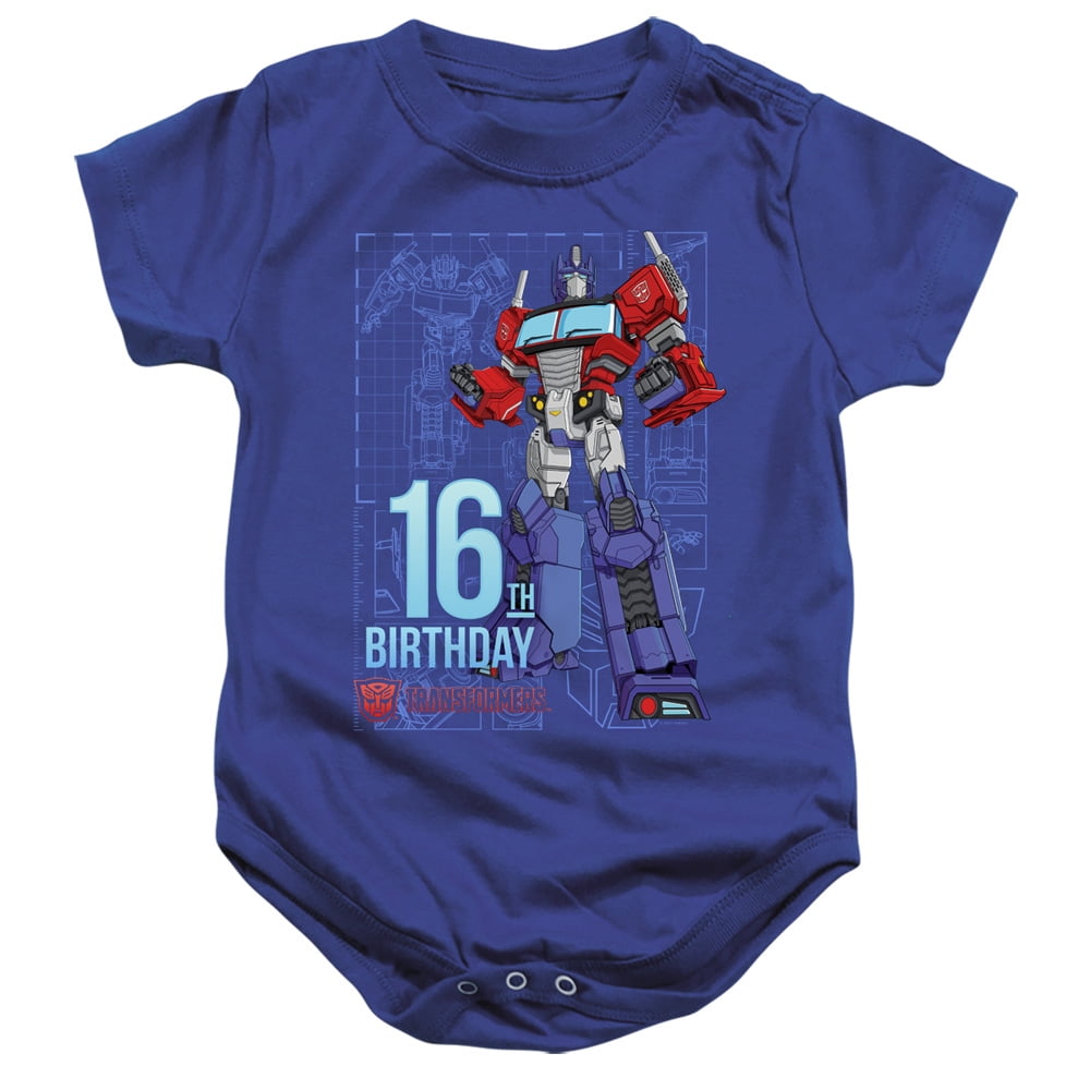 Transformers 16th Birthday Unisex Infant Snap Suit for Baby ...
