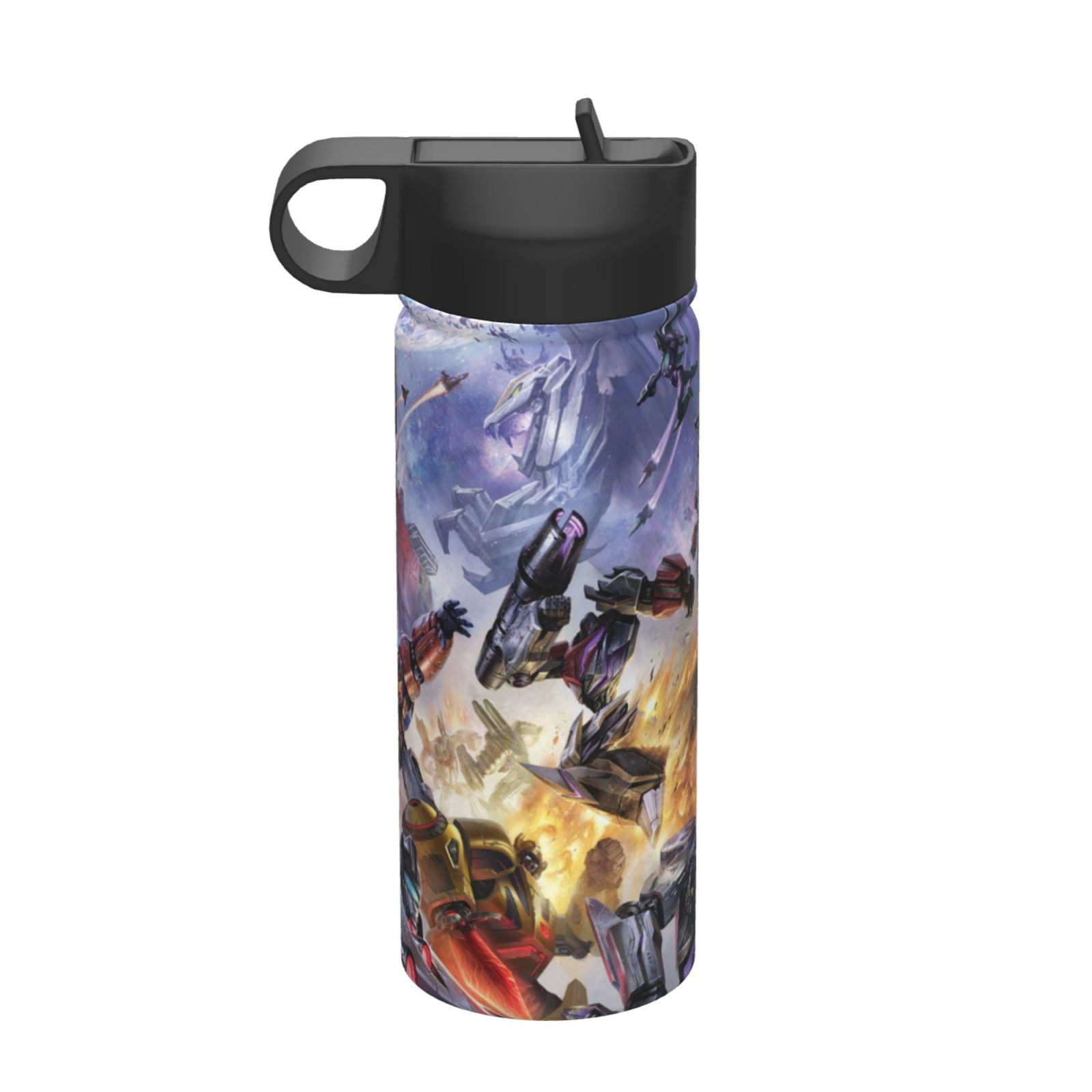 Transformers 18 Oz Insulated Water Bottle, Reusable Stainless Steel ...
