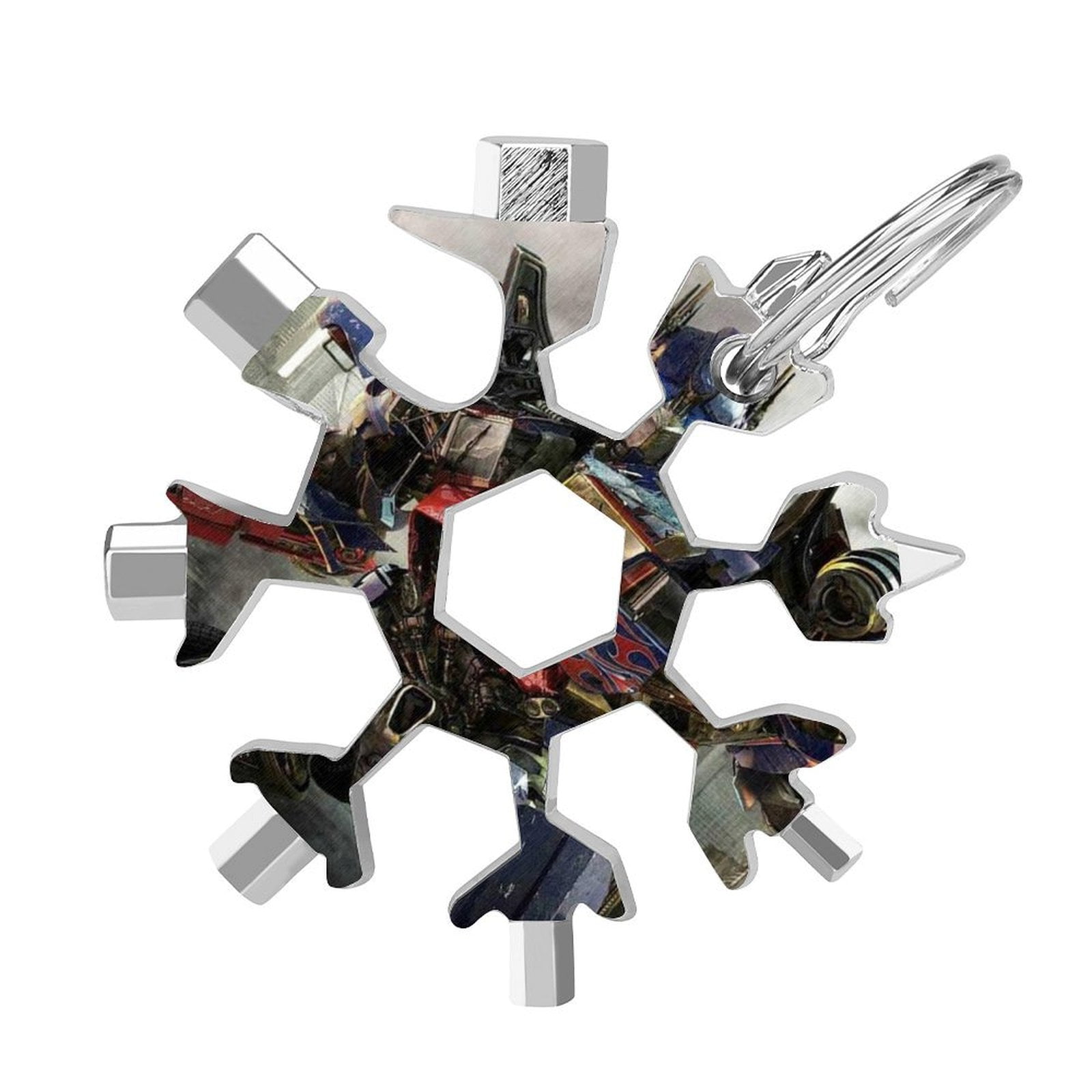 Transformers 19-in-1 Snowflake Multi Tool, Bottle Opener/Flat Phillips Screwdriver Kit/Wrench ...