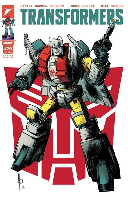 Transformers #20 2nd Ptg Cvr B Jason Howard Autobot Var Image Comics ...