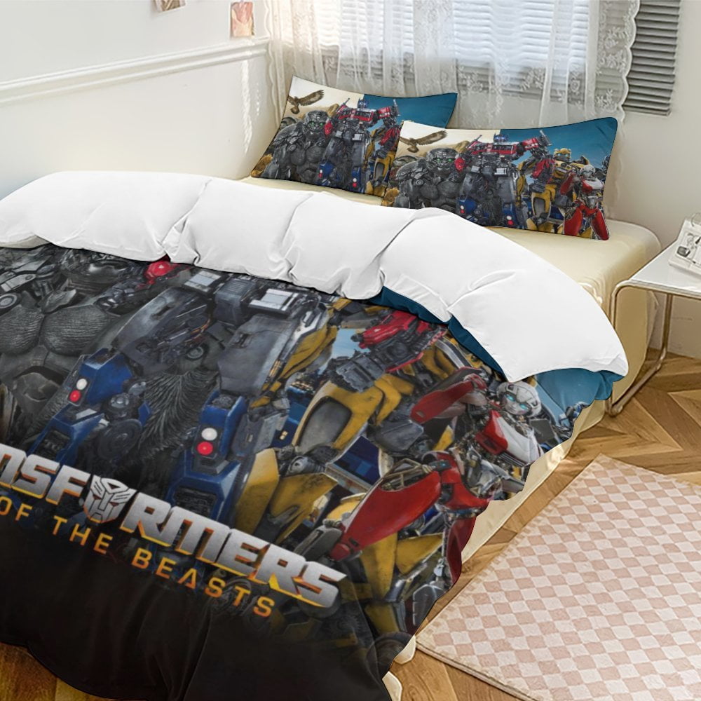 Transformers 3-Piece Bedding Set Warm And Comfortable Soft Duvet Cover ...