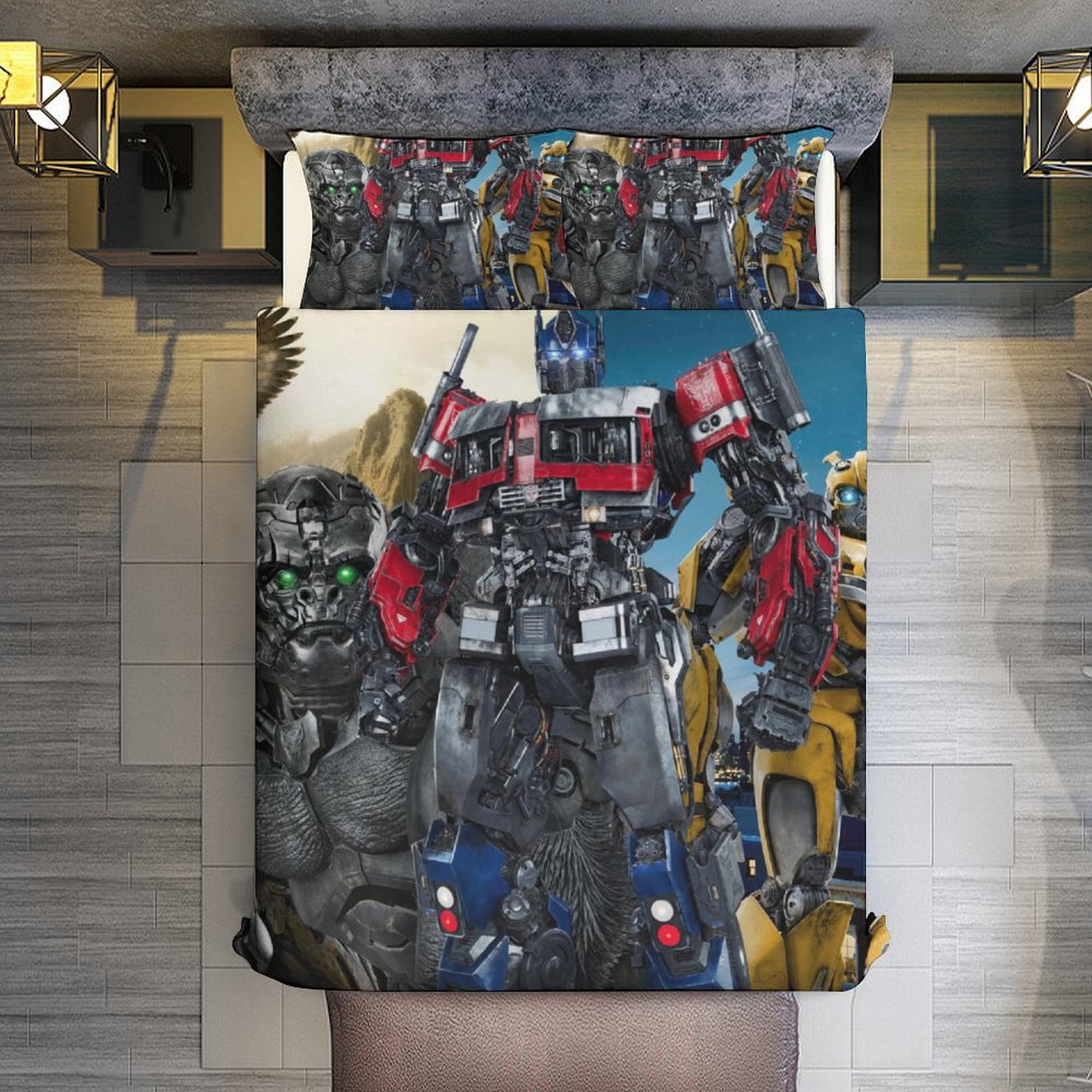 Transformers 3-Piece Comforter Set for Bedroom, Transformers Bedding ...
