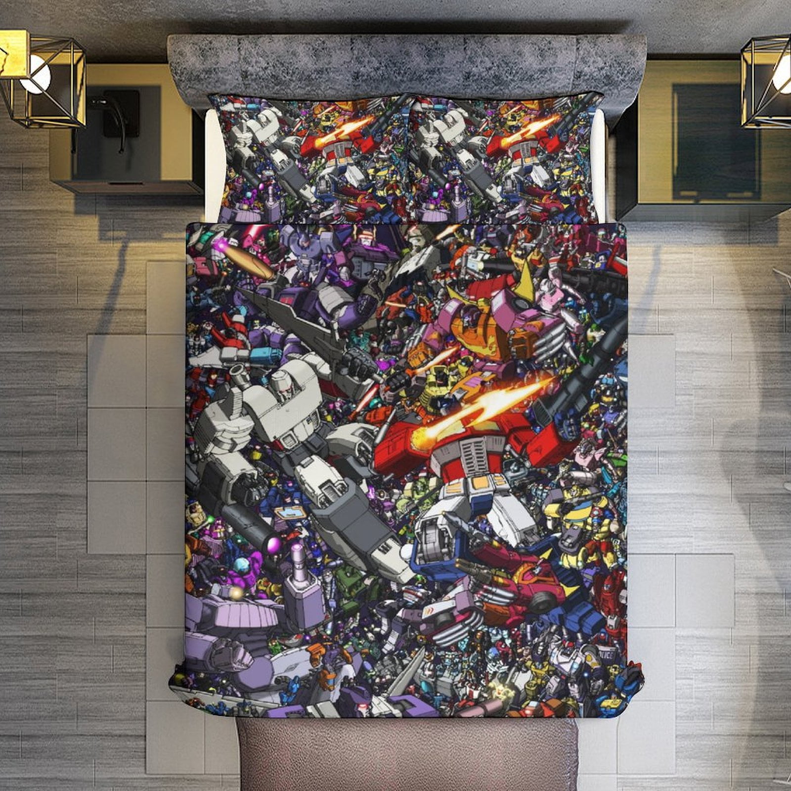 Transformers 3-Piece Comforter Set for Bedroom, Transformers Bedding ...
