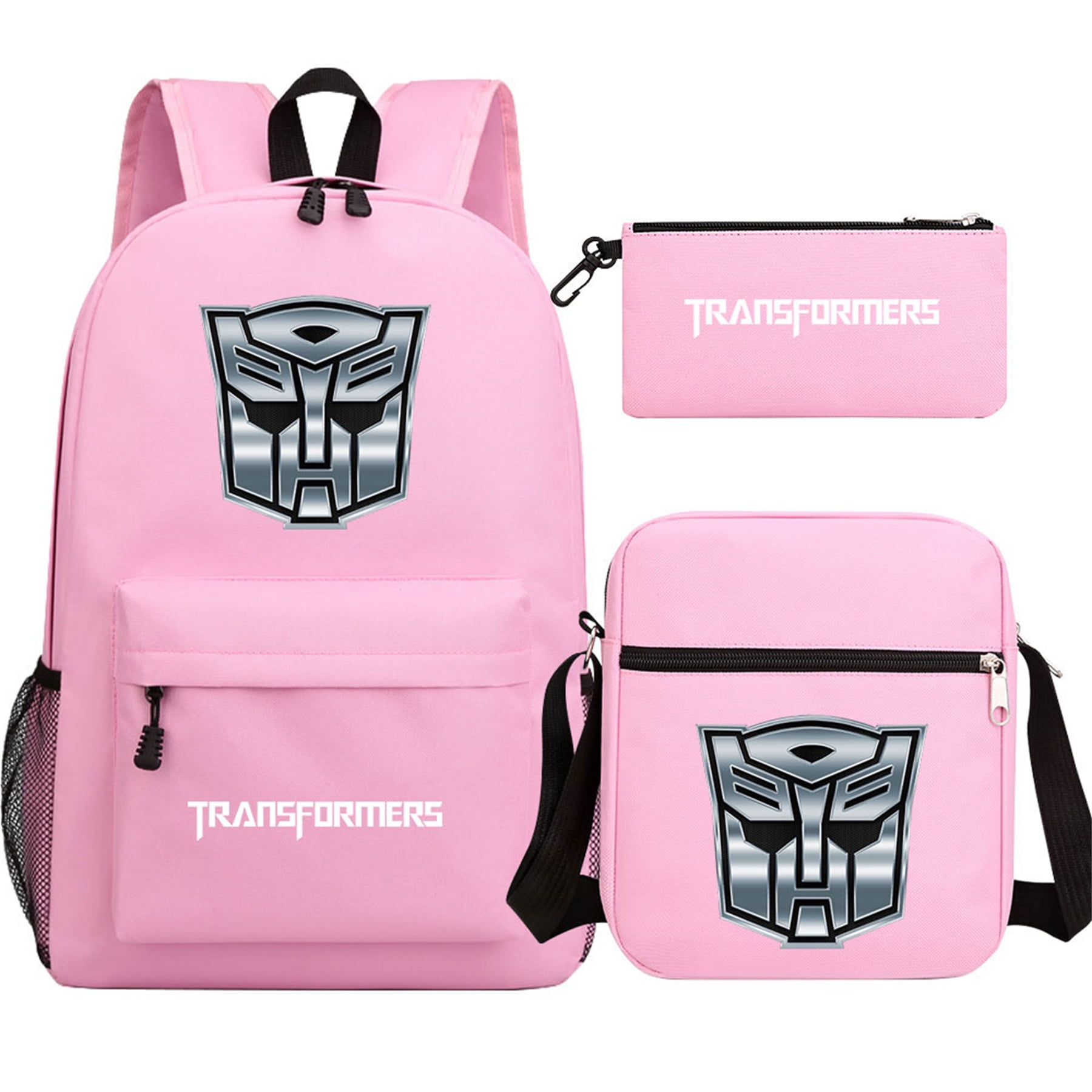 Transformers 3 in 1 Backpack Set Student Bookbag with Shoulder Bag ...