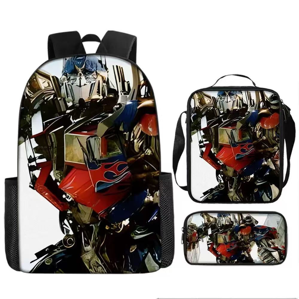 Transformers 3-piece school bag backpack set 3 in 1 multifunctional ...