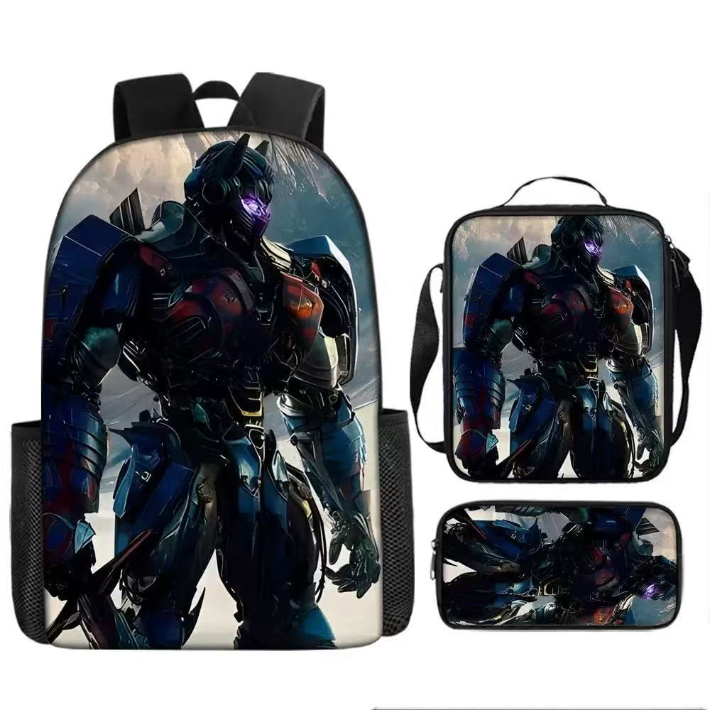 Transformers 3-piece school bag backpack set 3 in 1 multifunctional ...