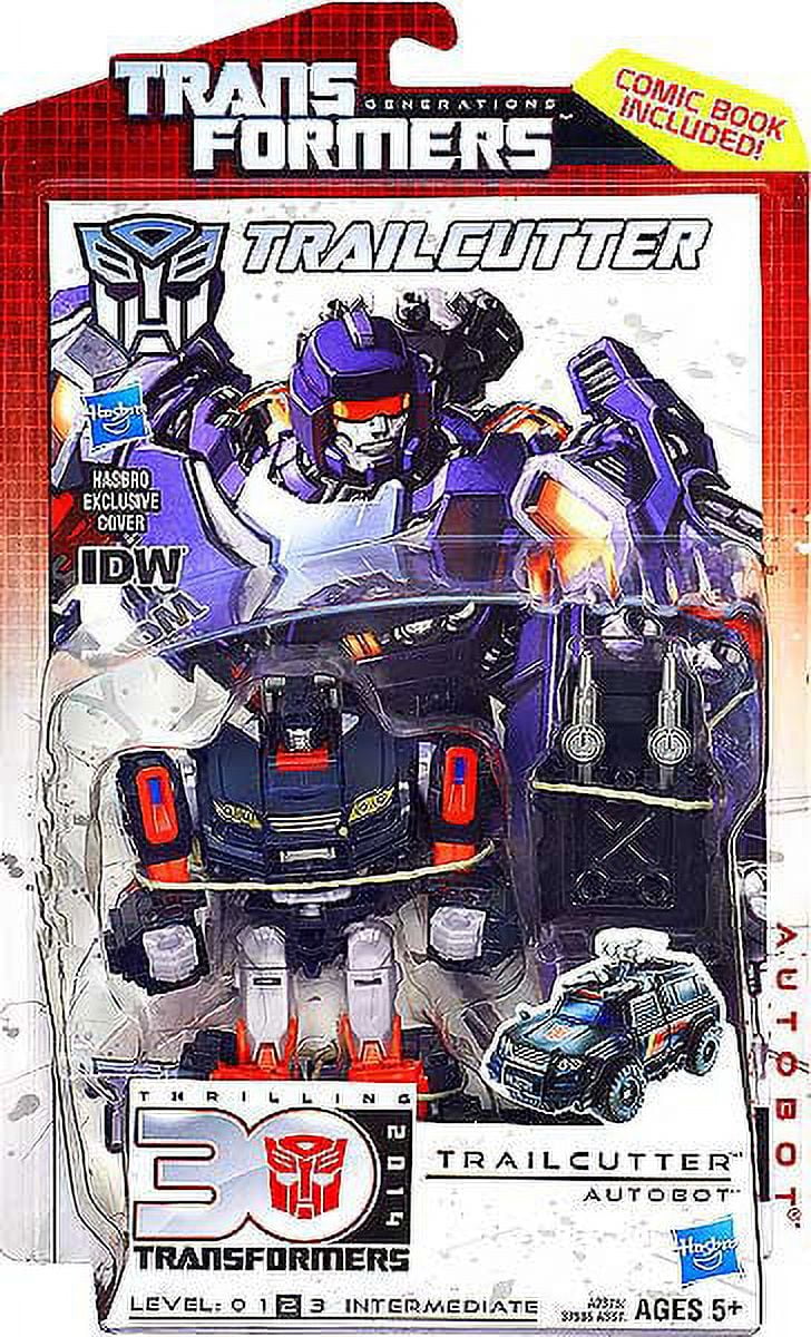 Transformers 30th Anniversary Deluxe IDW Trailcutter Action Figure ...