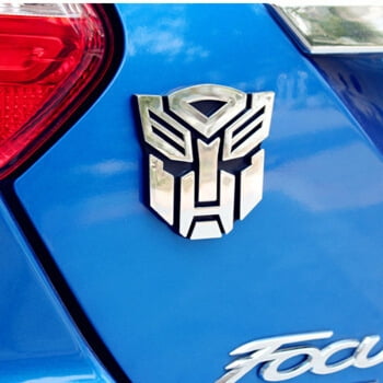 Transformers 3D Car Stickers Decepticon emblem Tail Badge Emblem Decal ...