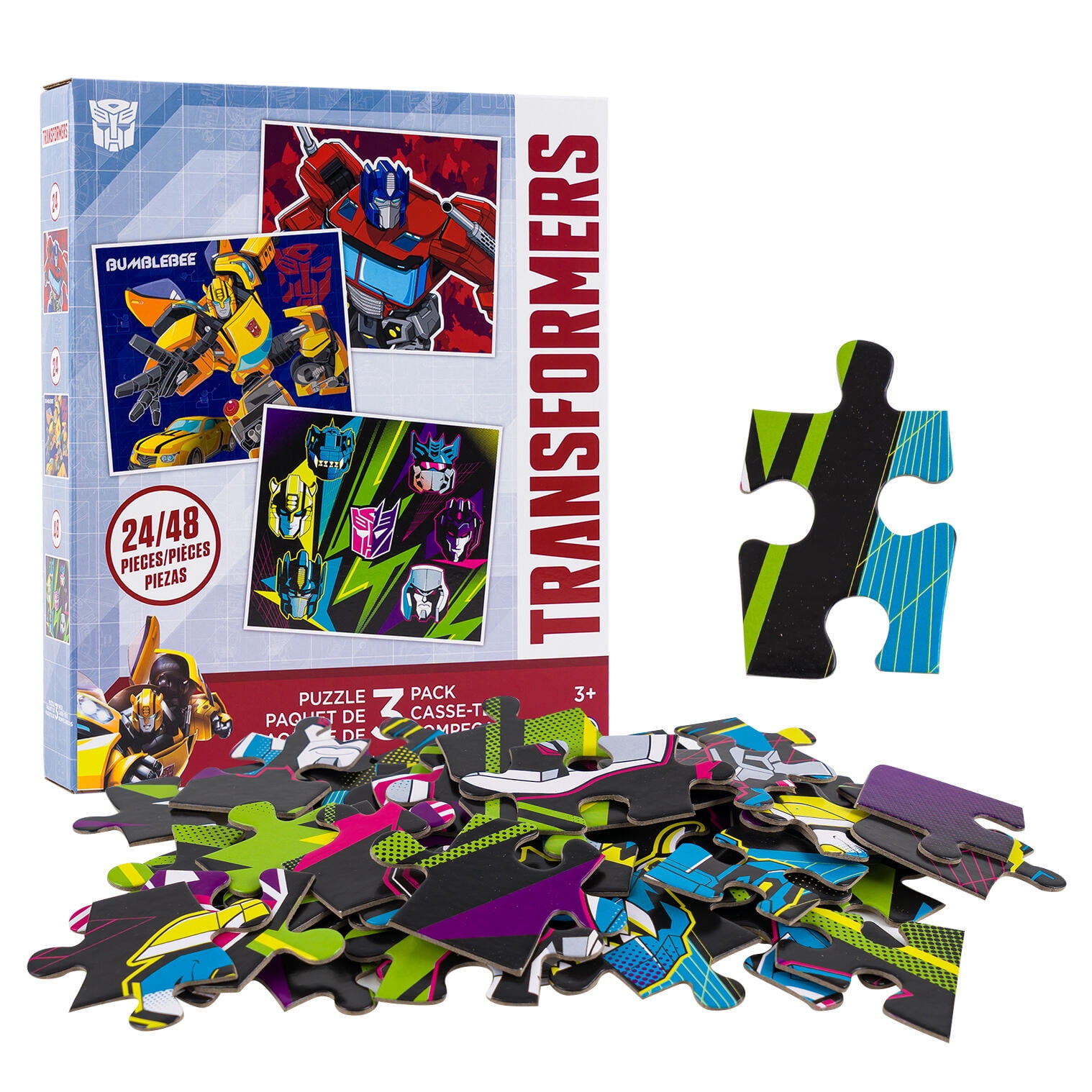 Transformers 3pk Puzzles, 3 assorted, kids, 3+ years - Walmart.com