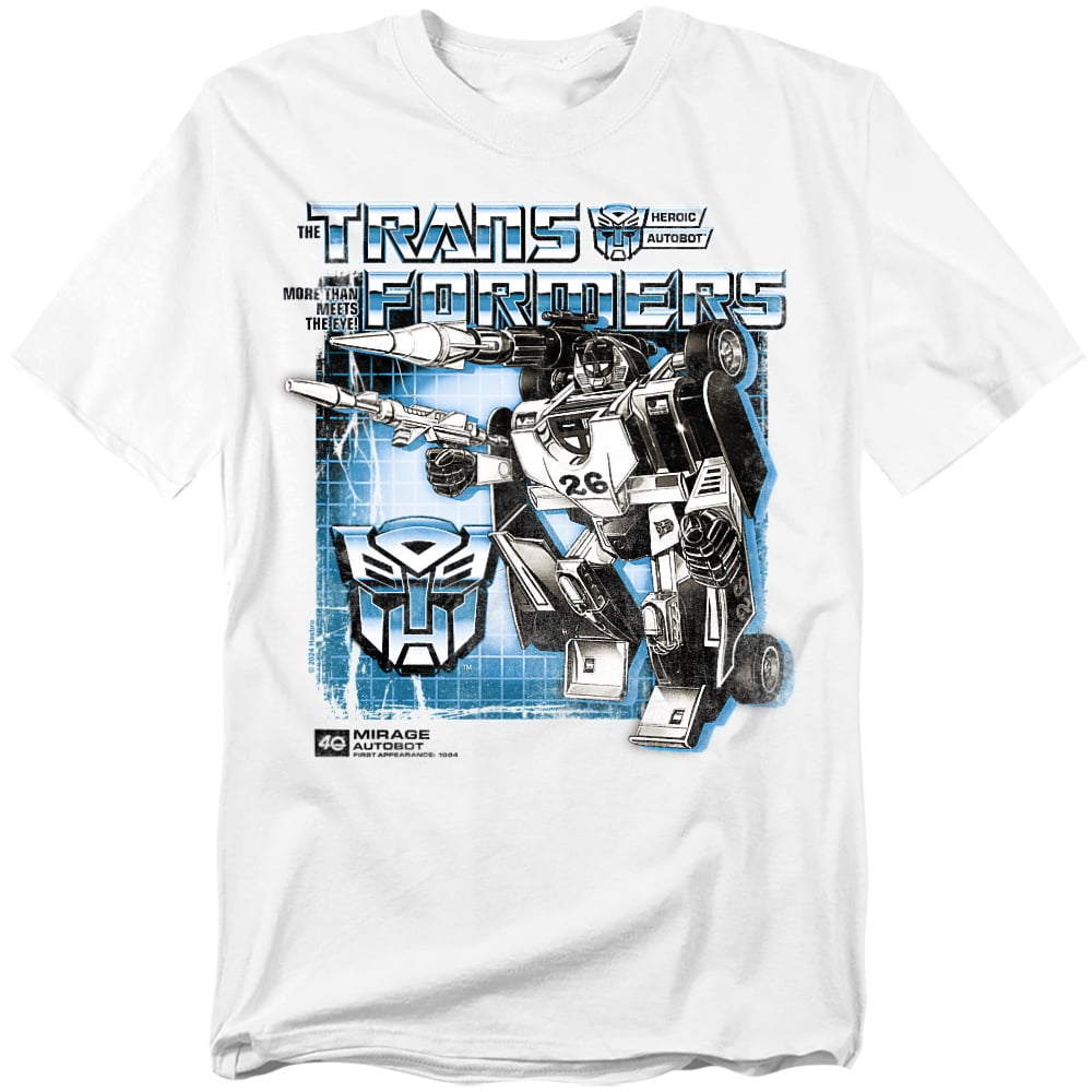 Transformers 40Th Anniversary T-Shirt Mirage Box Unisex Graphic Tee for ...