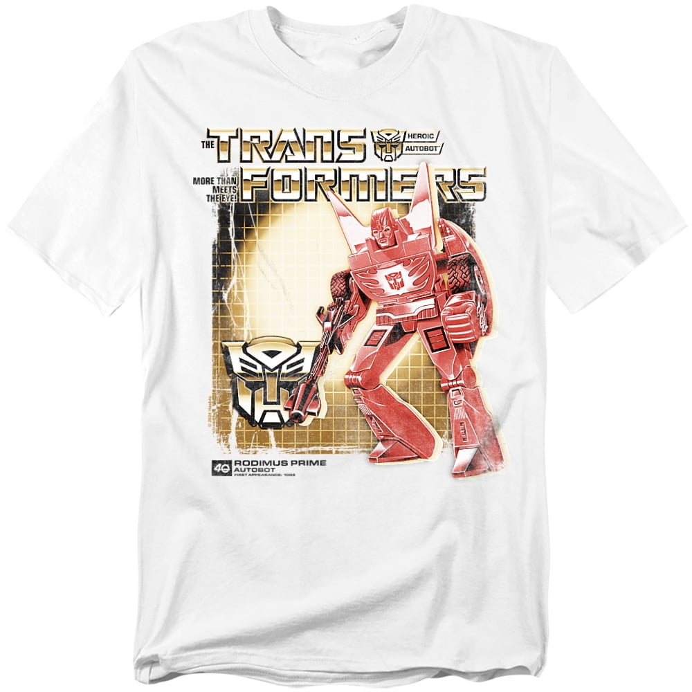 Transformers 40Th Anniversary T-Shirt Rodimus Prime Box Unisex Graphic ...