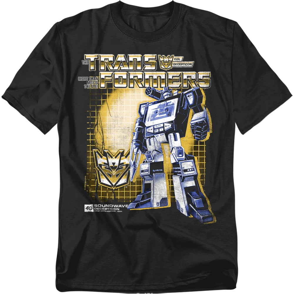 Transformers 40Th Anniversary T-Shirt Soundwave Box Unisex Graphic Tee ...
