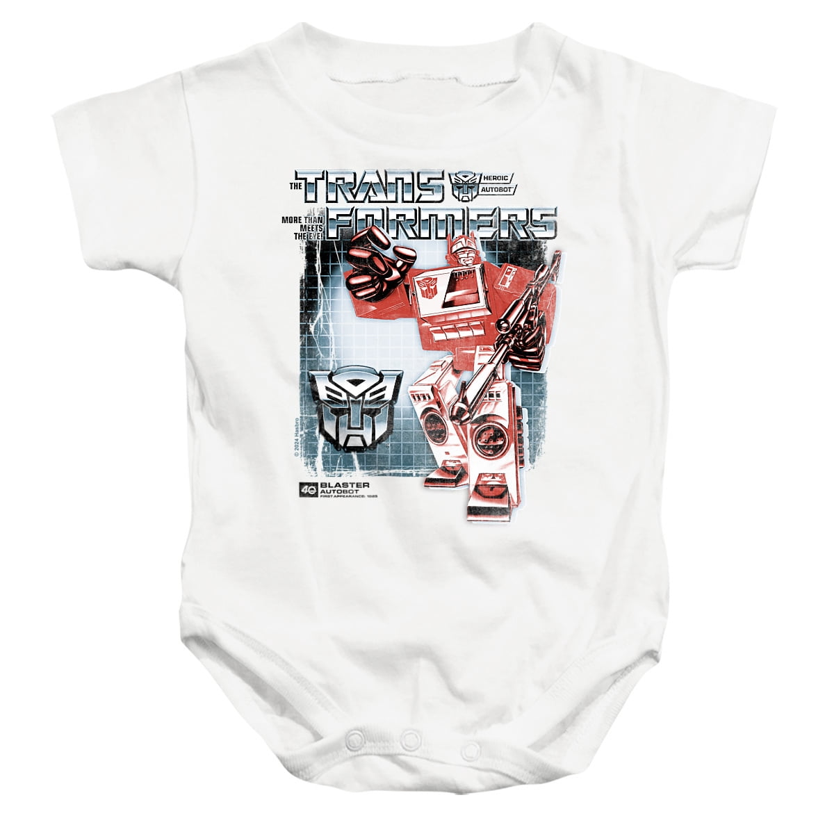 Transformers 40th Anniversary Blaster Box Unisex Infant Snap Suit for ...