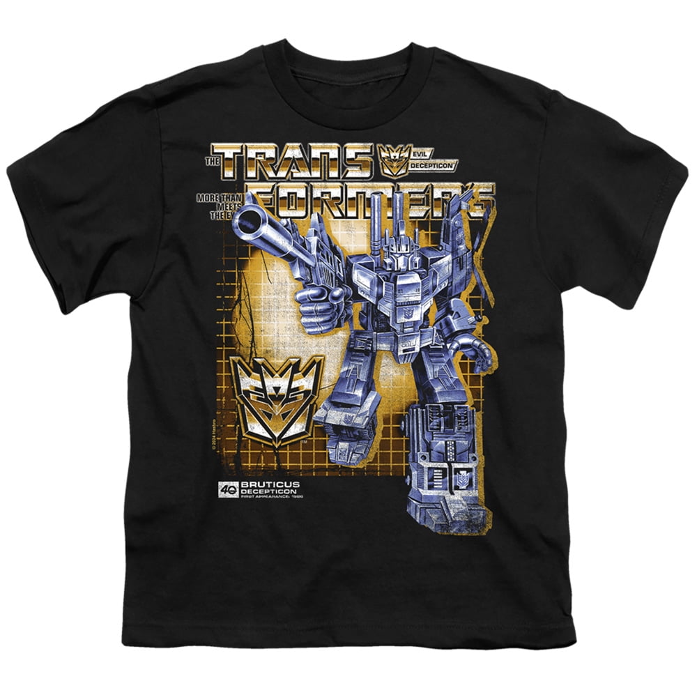 Transformers 40th Anniversary Bruticus Box Unisex Youth T Shirt, Black ...