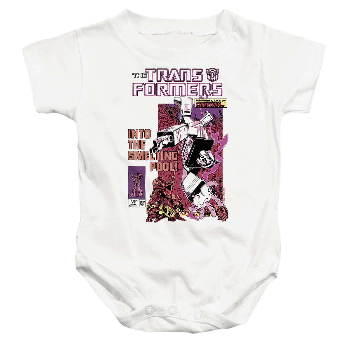 Transformers 40th Anniversary Cybertron Comic Unisex Infant Snap Suit ...