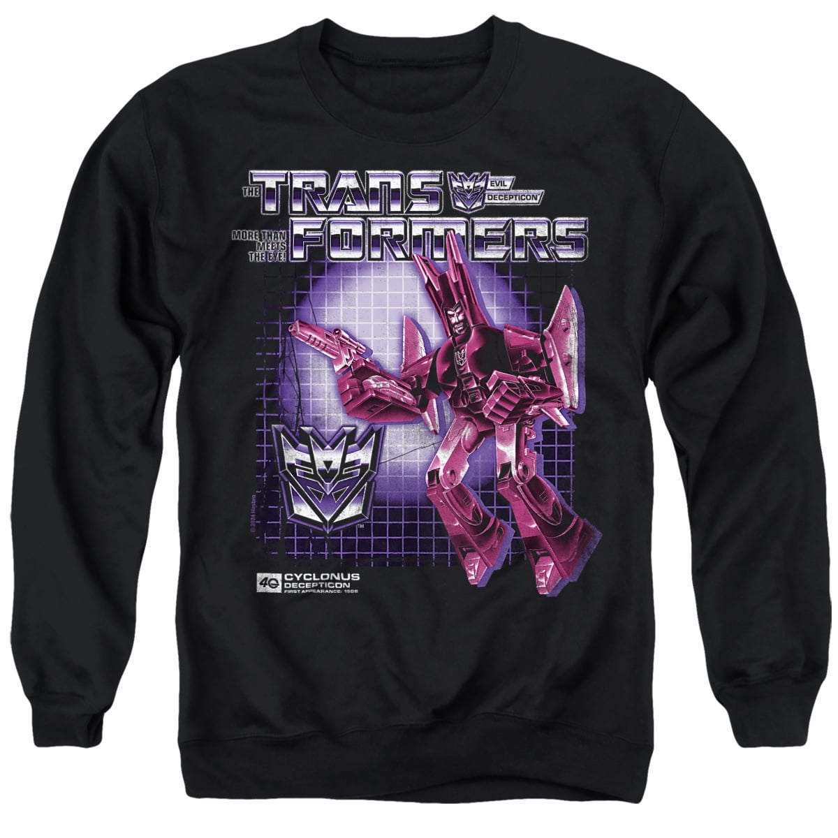 Transformers 40th Anniversary Cyclonus Box Unisex Adult Crewneck ...