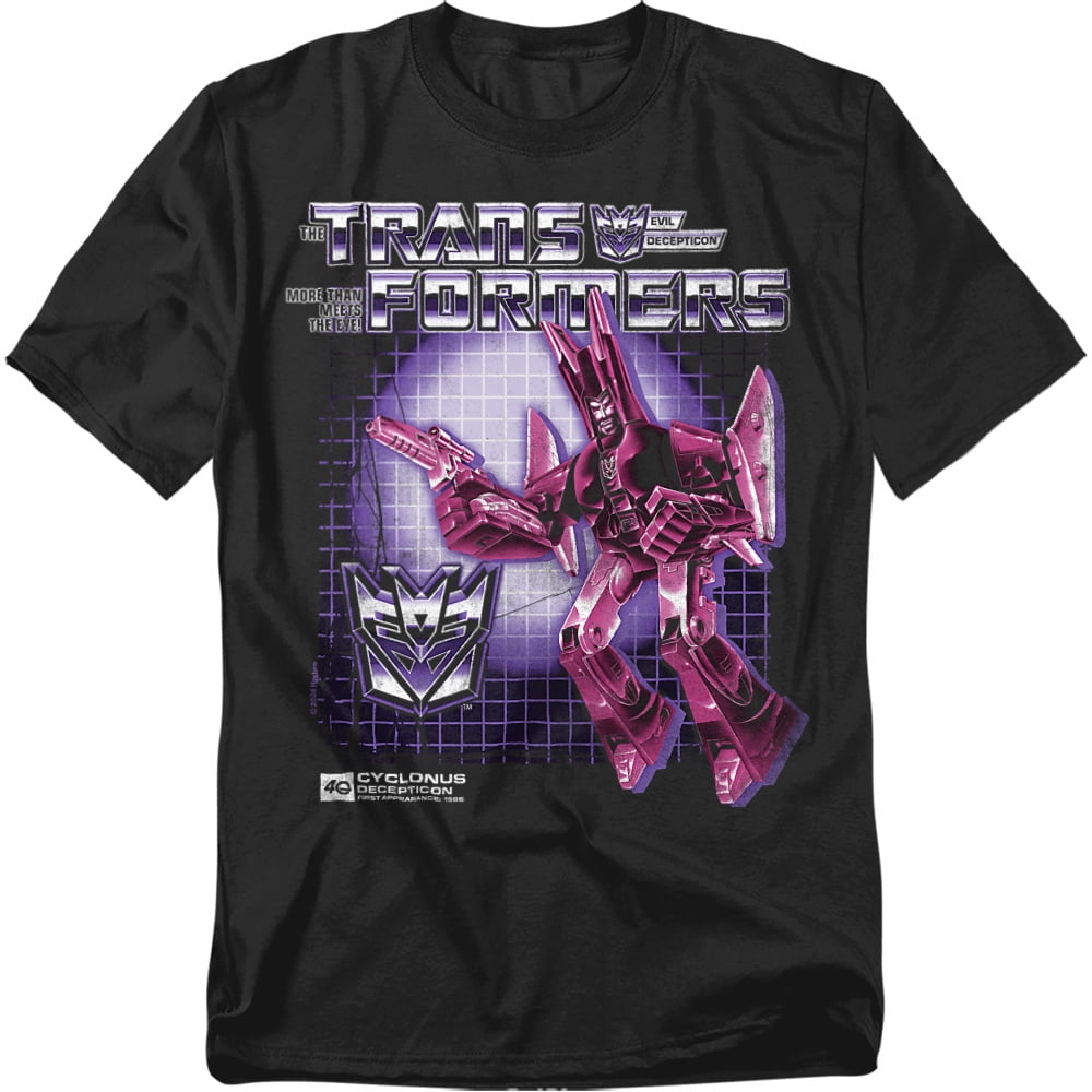 Transformers 40Th Anniversary T-Shirt Cyclonus Box Unisex Graphic Tee ...