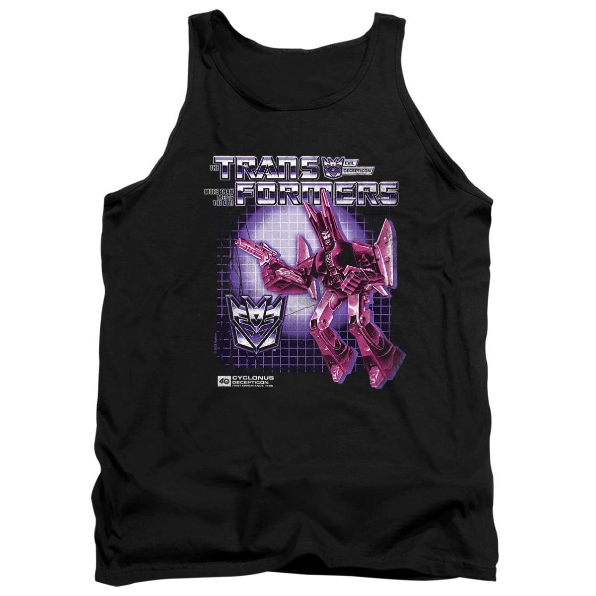 Transformers 40th Anniversary Cyclonus Box Unisex Adult Tank Top, Black ...