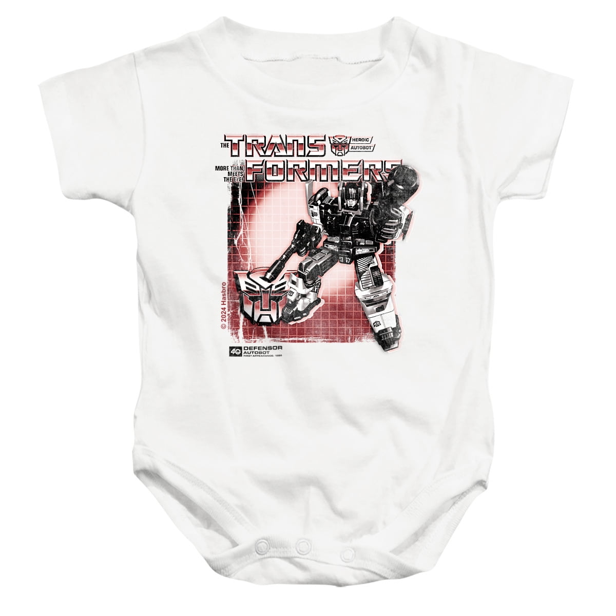 Transformers 40th Anniversary Defensor Box Unisex Infant Snap Suit for ...