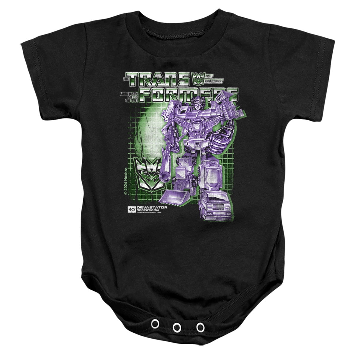 Transformers 40th Anniversary Devastator Box Unisex Infant Snap Suit ...