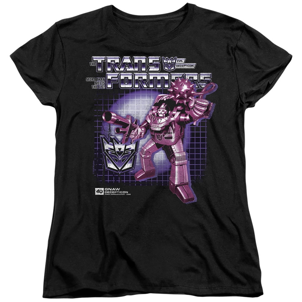 Transformers 40th Anniversary Gnaw Box Women's T Shirt, Black, Small ...
