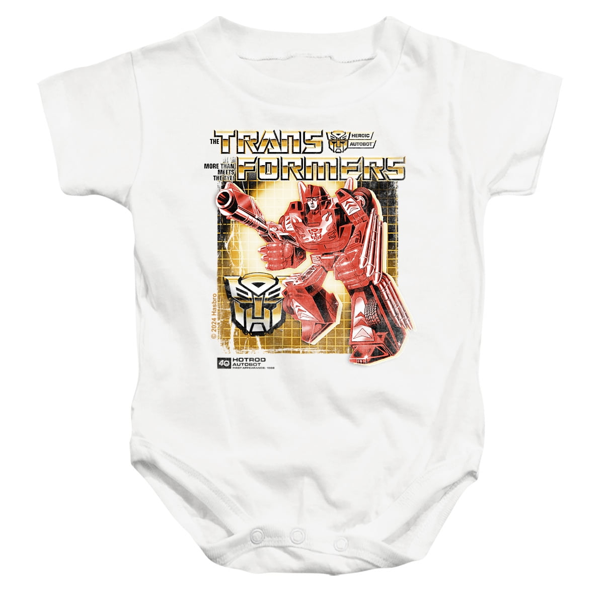 Transformers 40th Anniversary Hotrod Box Unisex Infant Snap Suit for ...