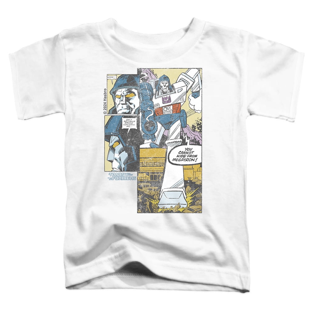 Transformers 40th Anniversary Megatron Comic Kids T Shirt (Large) for ...