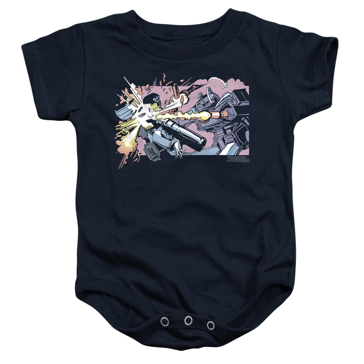 Transformers 40th Anniversary Megatron vs Shockwave Unisex Infant Snap ...