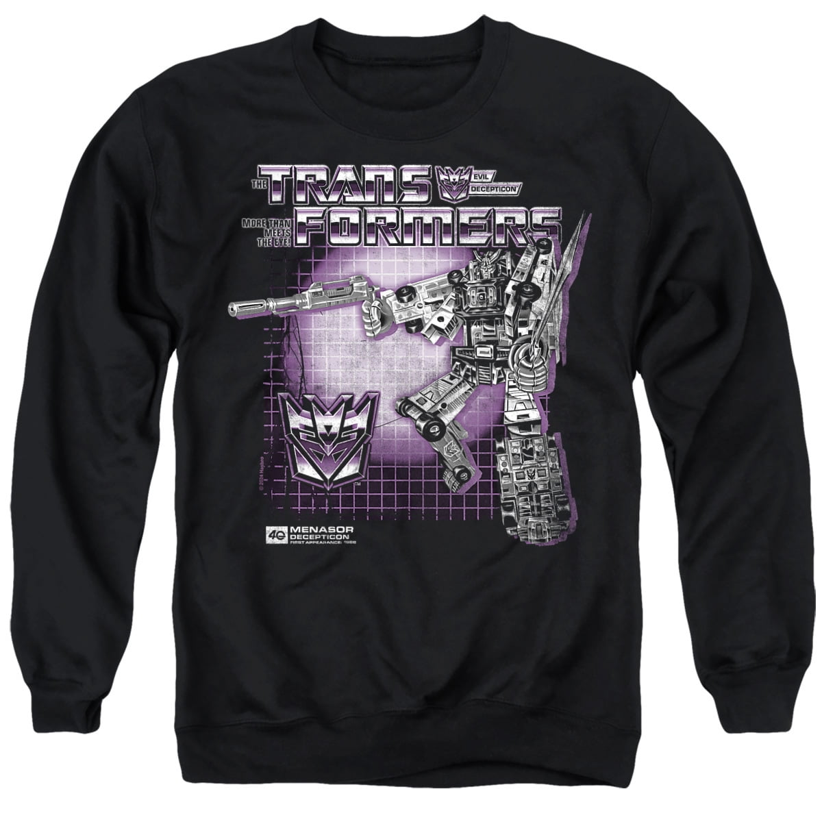 Transformers 40th Anniversary Menasor Box Unisex Adult Crewneck ...