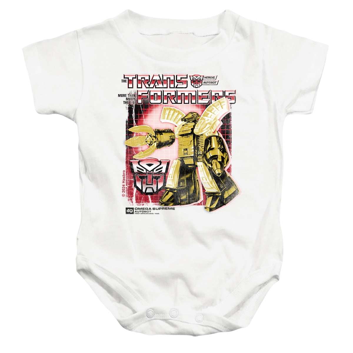 Transformers 40th Anniversary Omega Supreme Box Unisex Infant Snap Suit ...