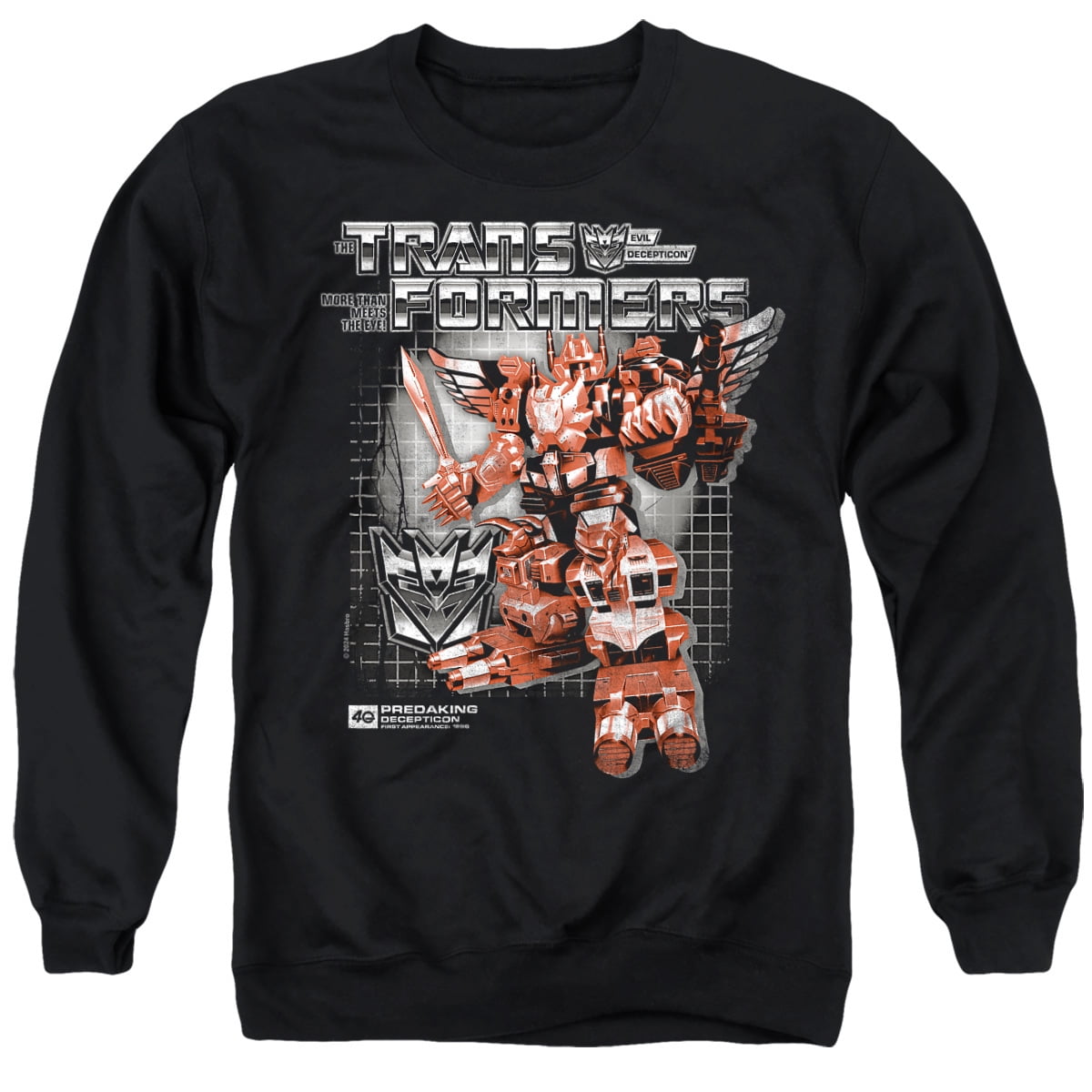 Transformers 40th Anniversary Predaking Box Unisex Adult Crewneck ...