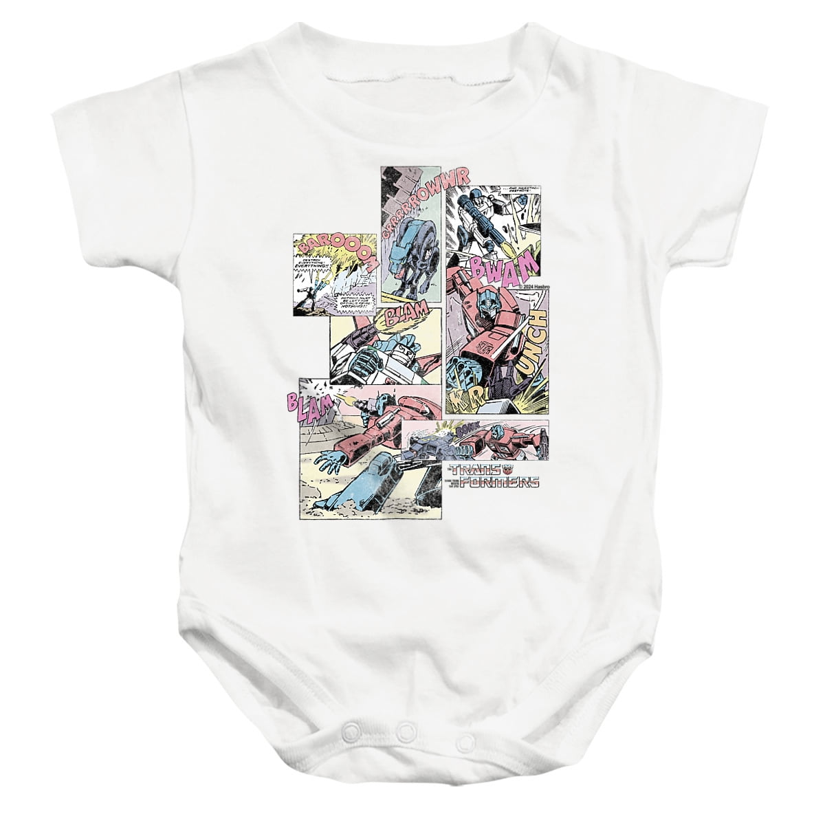 Transformers 40th Anniversary SFX Comic Collage Unisex Infant Snap Suit ...