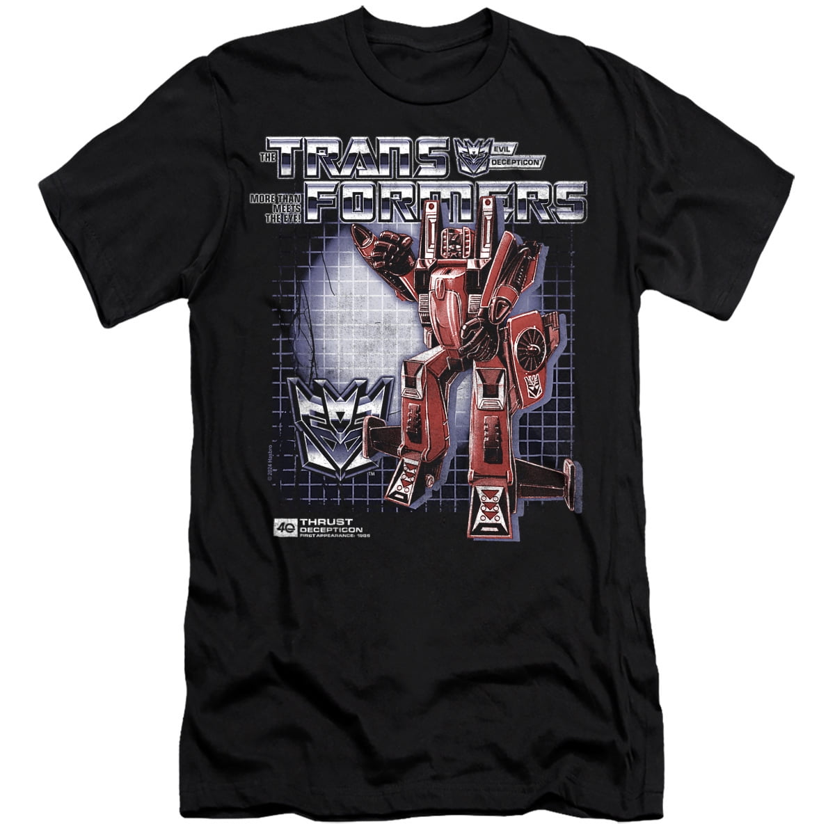Transformers 40th Anniversary Thrust Box Unisex Adult Canvas Brand T ...