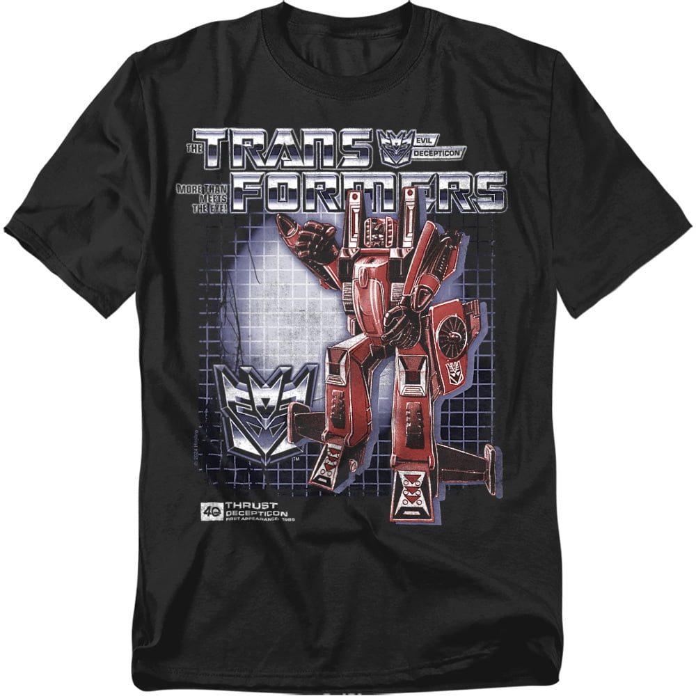Transformers 40Th Anniversary T-Shirt Thrust Box Unisex Graphic Tee for ...