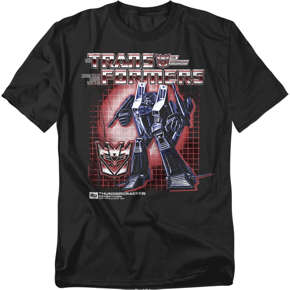 Transformers 40Th Anniversary T-Shirt Thundercracker Box Unisex Graphic ...