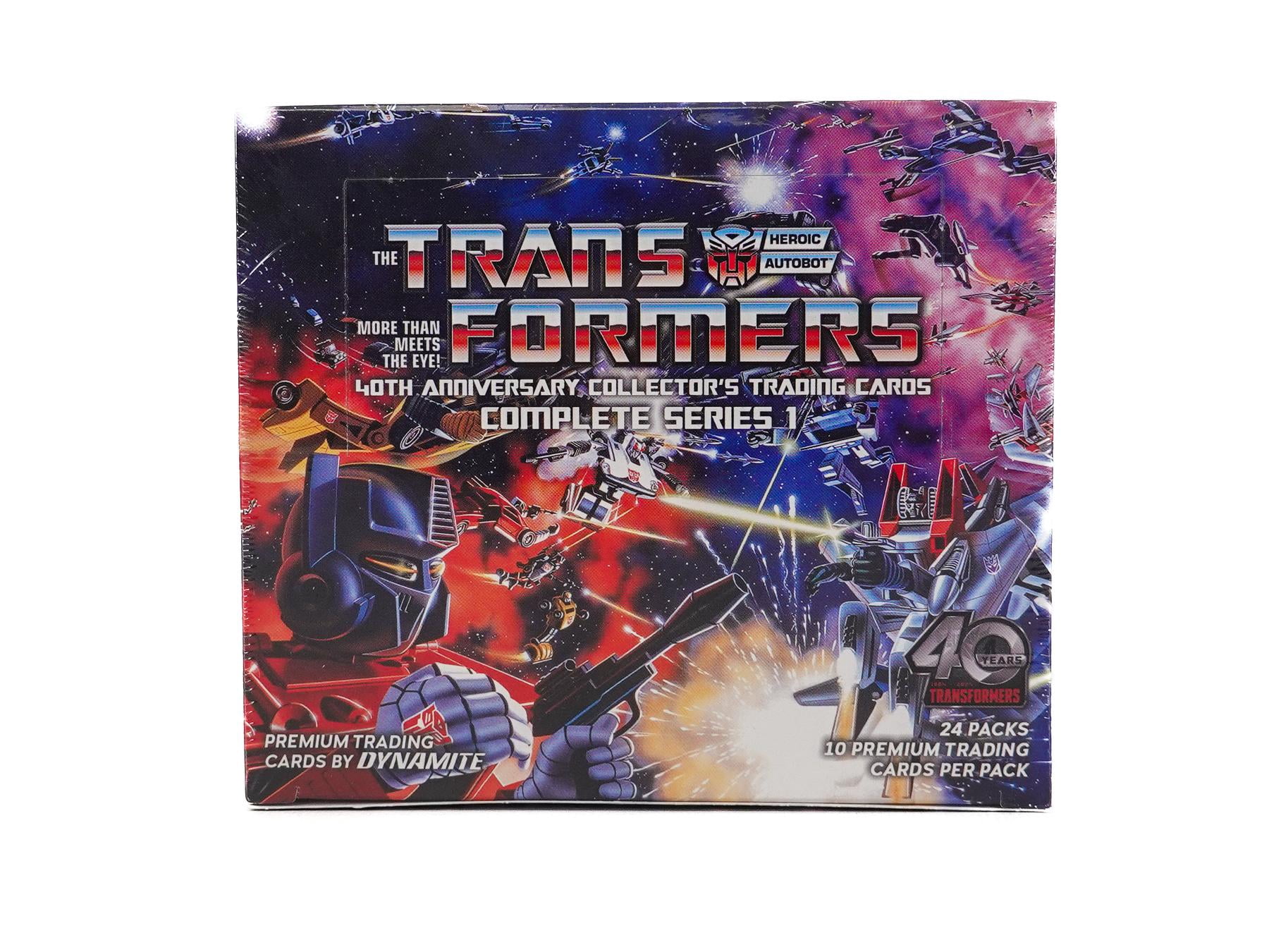Transformers 40th Anniversary Trading Cards Hobby Box (Dynamite ...
