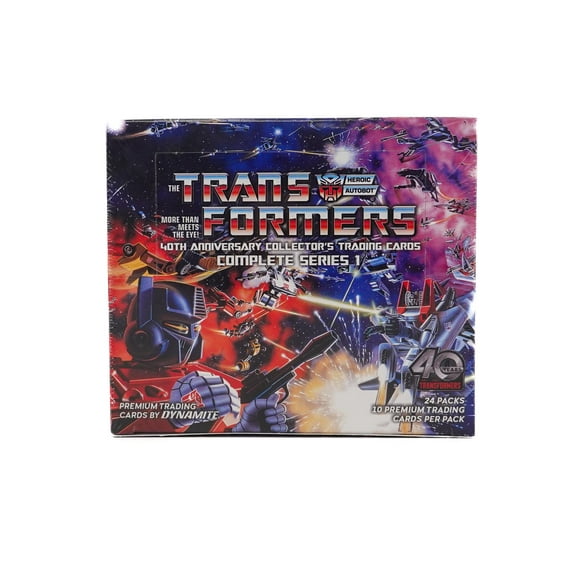 Transformers 40th Anniversary Trading Cards Hobby Box (Dynamite ...