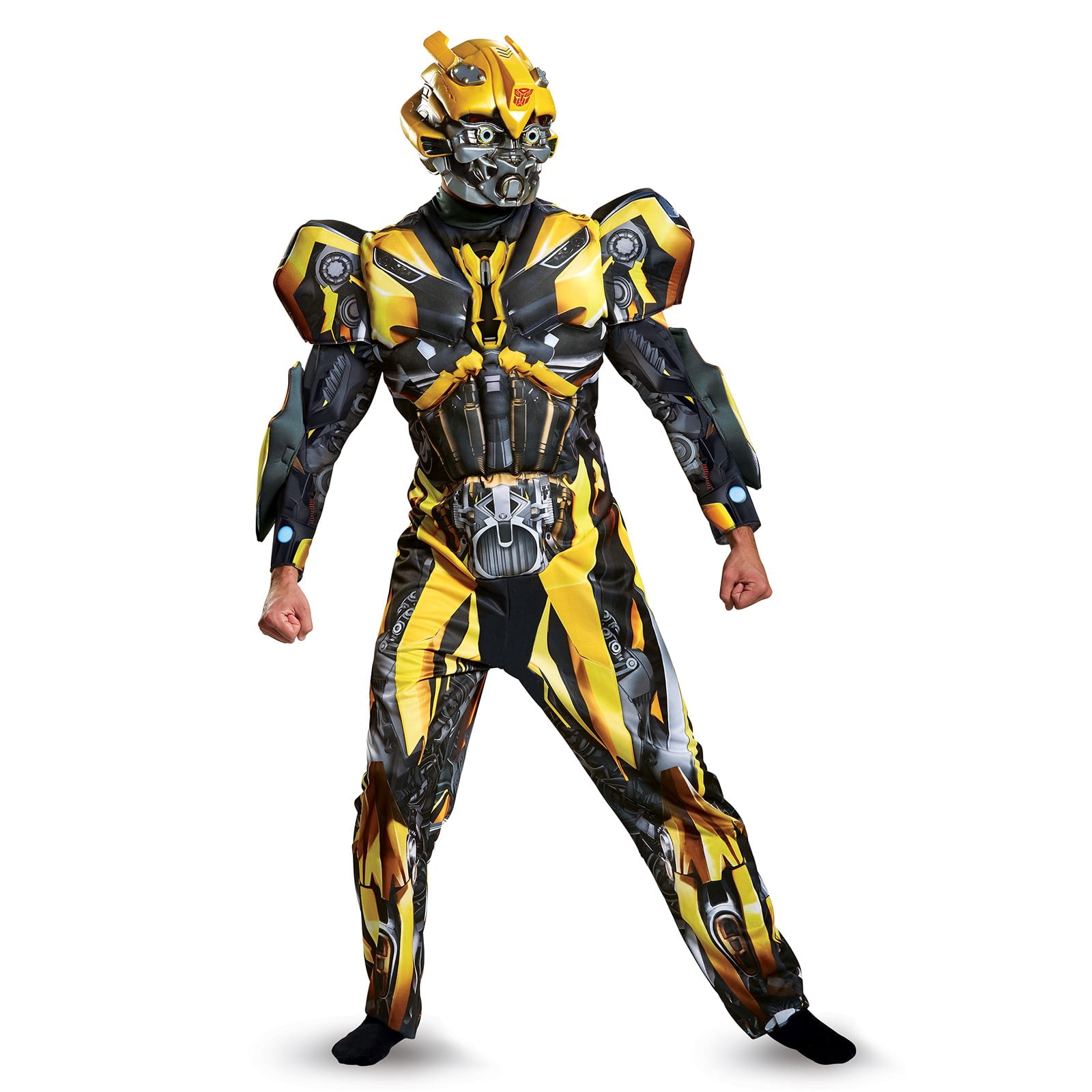 Transformers 5 Bumblebee Deluxe Men's Adult Halloween Costume - Walmart.com