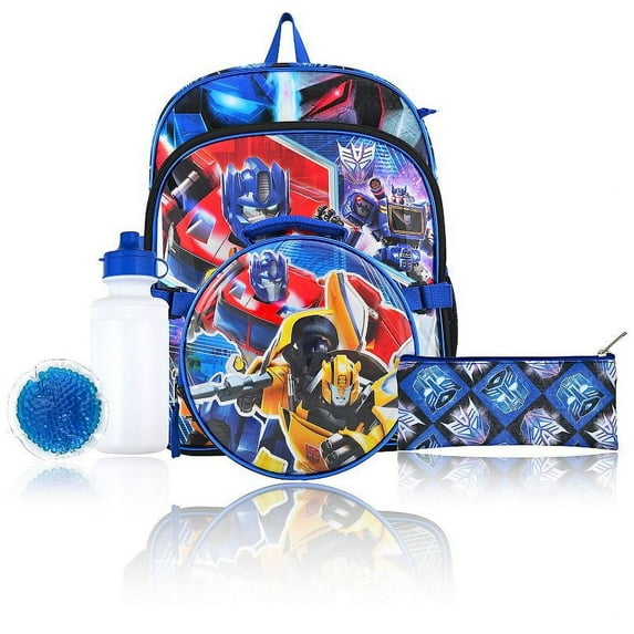 Transformers 5-Piece Backpack Set - Walmart.com