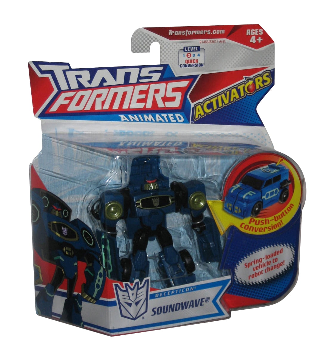 Transformers Animated Activators (2008) Hasbro Decepticon Soundwave ...