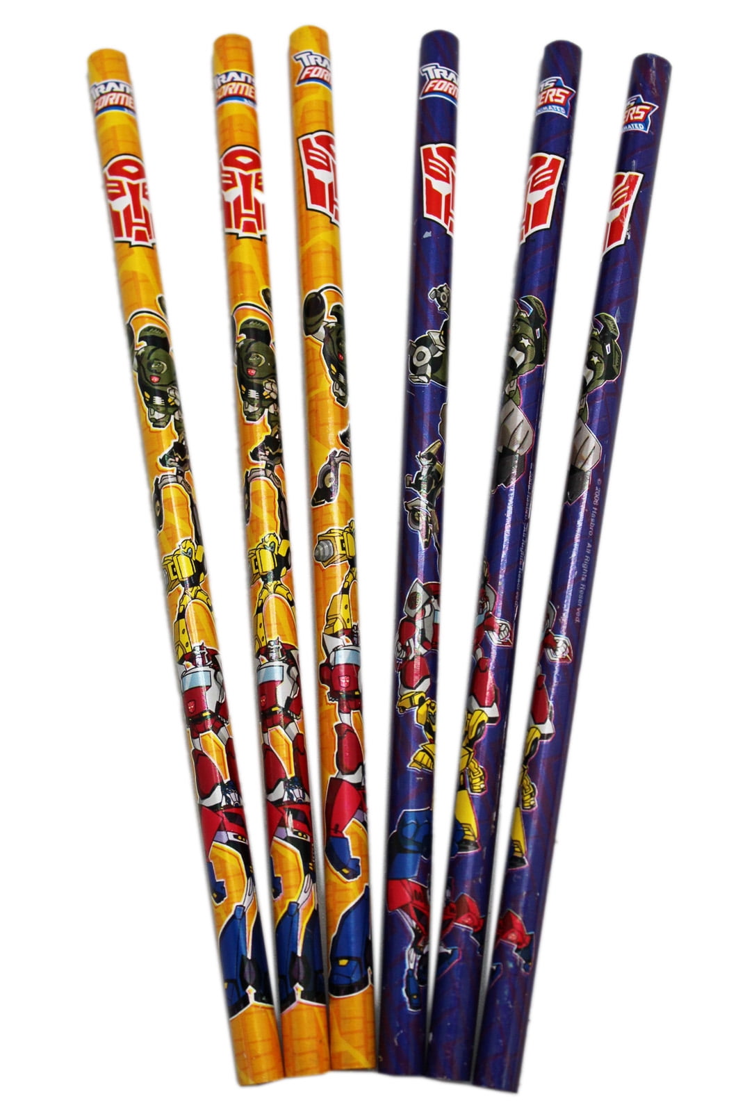24pcs Transformers Animated Optimus Prime and Bumblebee Wood Pencils ...